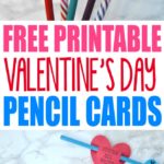 Free Printable Pencil Valentine Cards - Simple Made Pretty